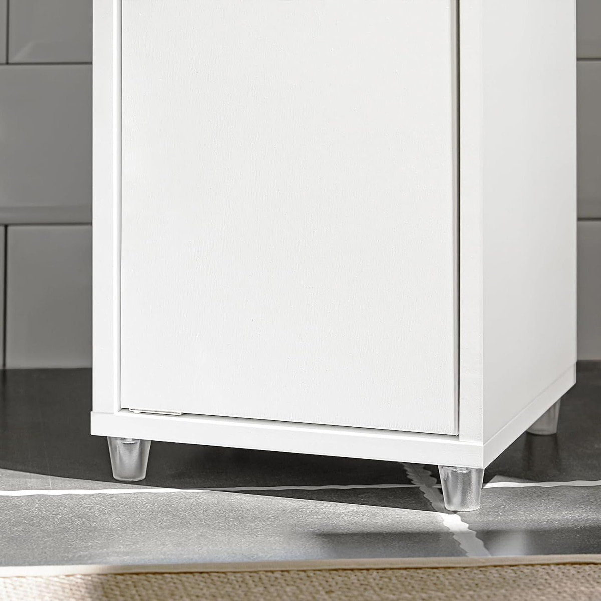 Latitude Run® Slim Tall Bathroom Storage Cabinet | Wayfair