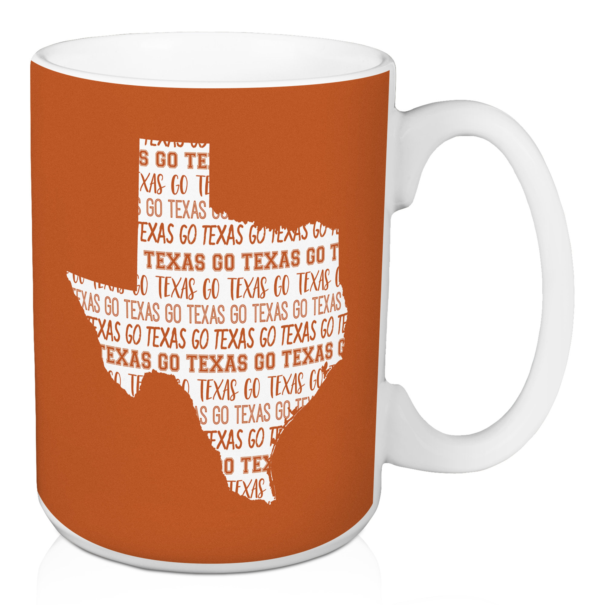 Ebern Designs Zipporah Dekker Go Texas Coffee Mug | Wayfair