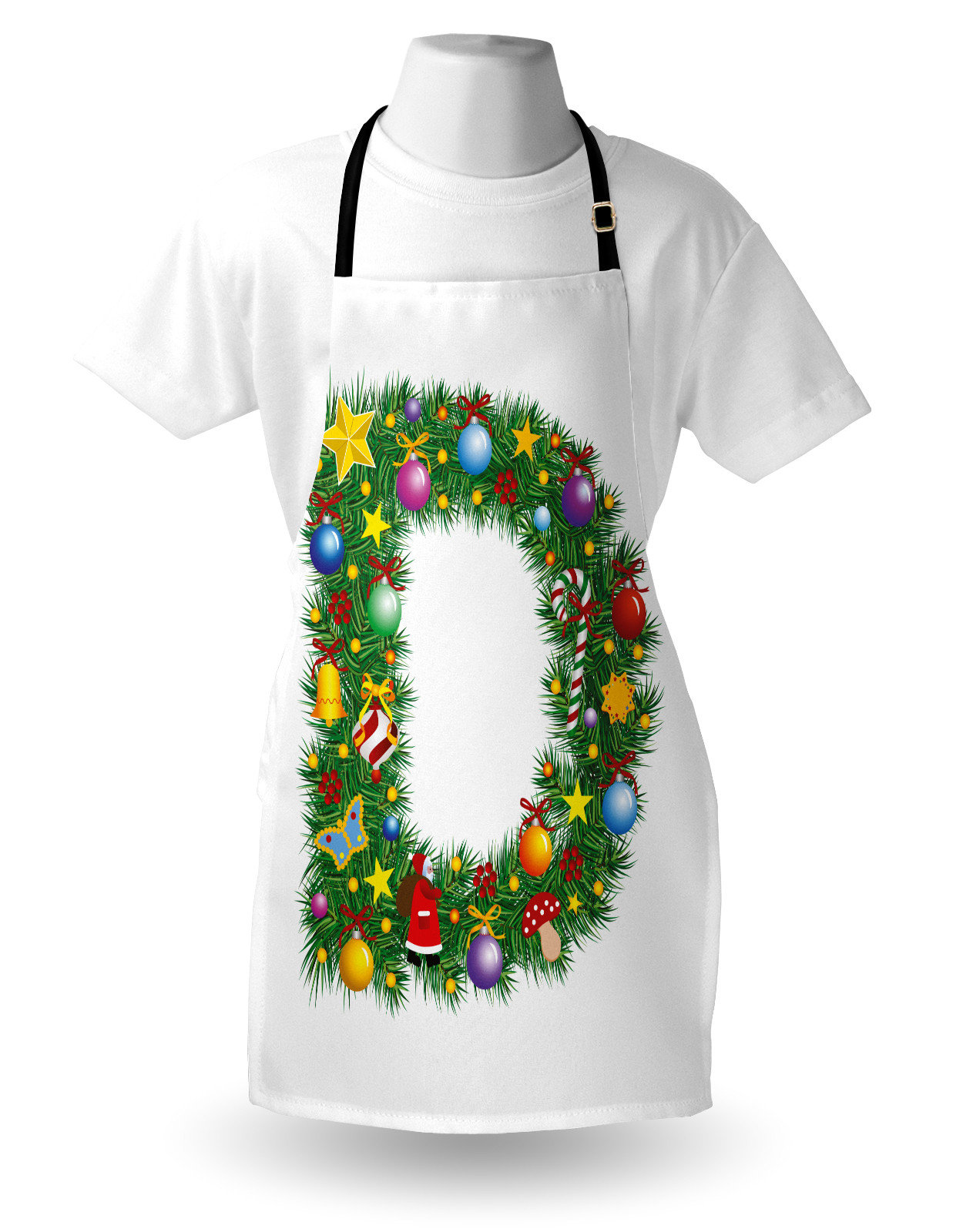 The Holiday Aisle® Letter S Apron Unisex, Christmas Ornament S, Adult ...