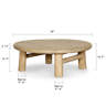 Lily's Living Solid Wood 4 Legs Coffee Table | Wayfair