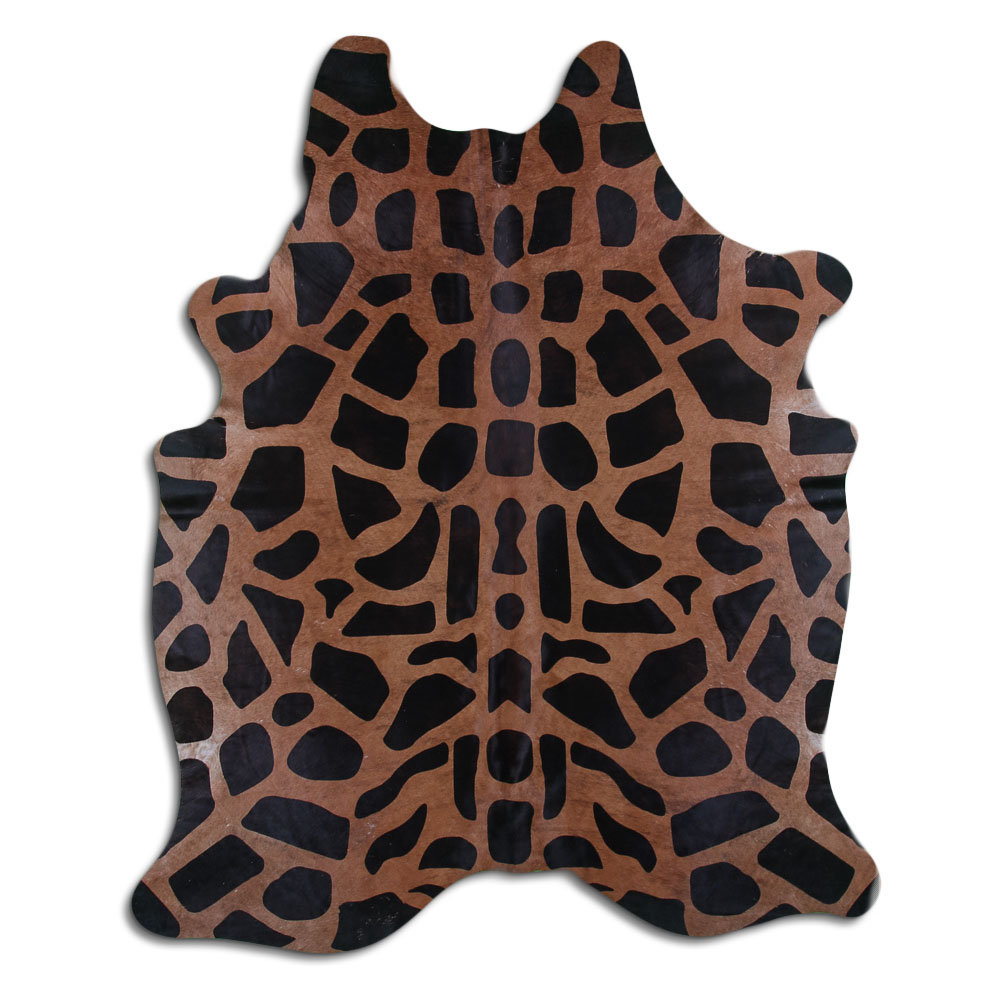 Foundry Select Annachristina Hand Knotted Cowhide Animal Print Indoor ...