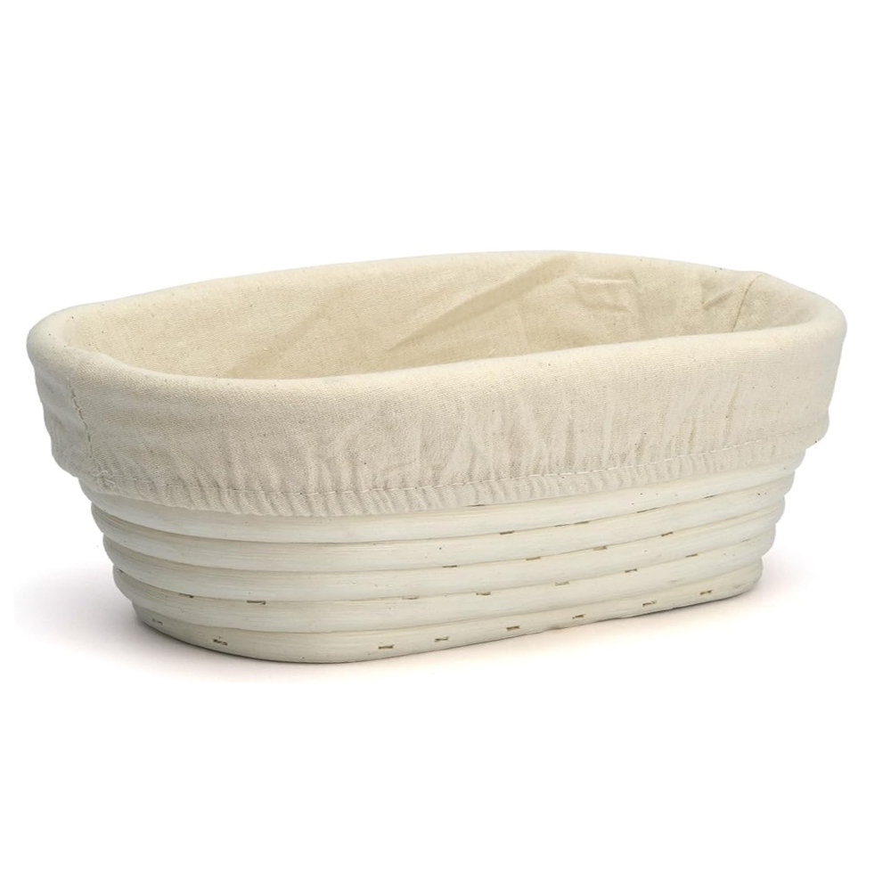 August Grove® 1Pcs Oval Leavened Bread Proofing Basket Prep Bowl ...