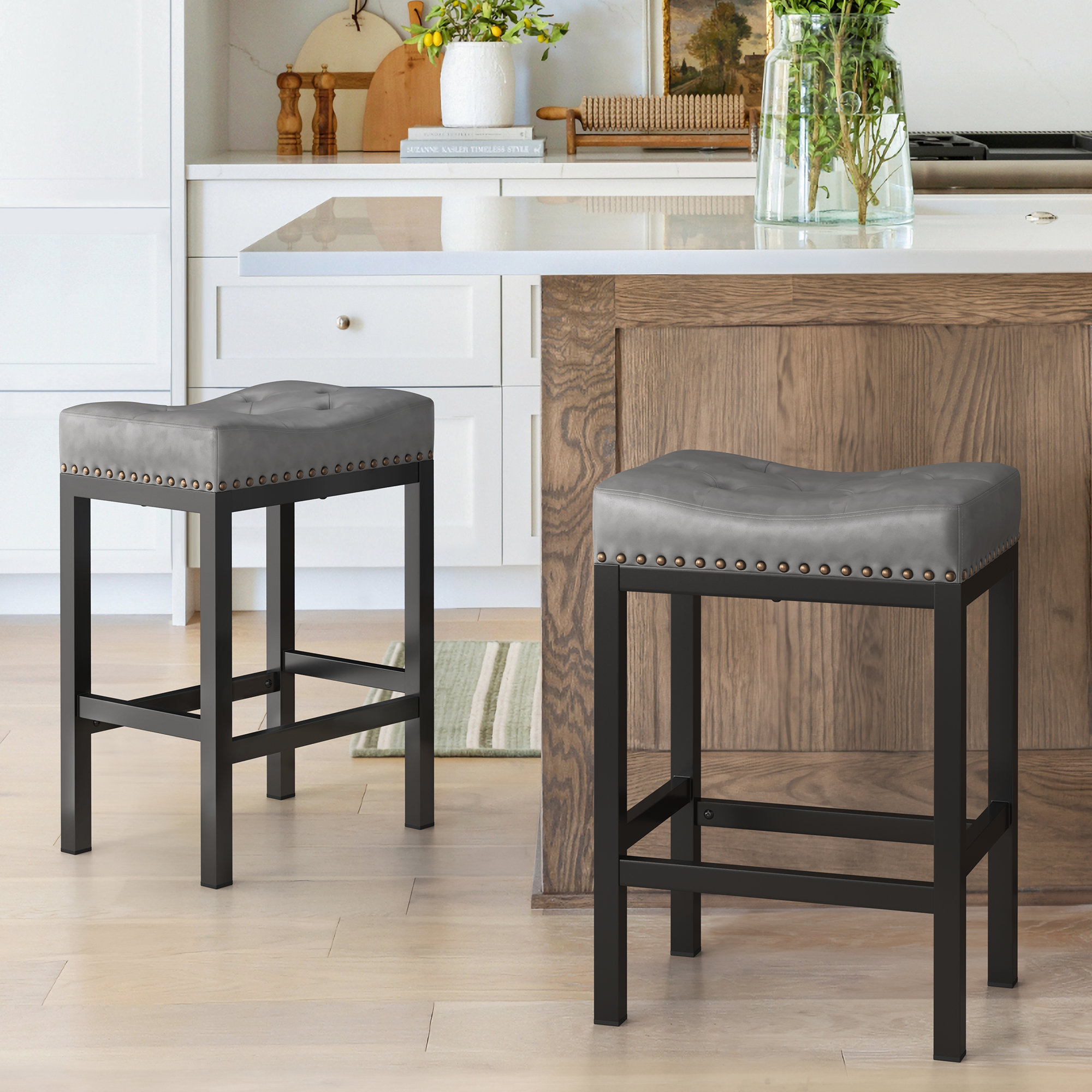 Winston Porter Olivia Counter Height Bar Stool & Reviews | Wayfair