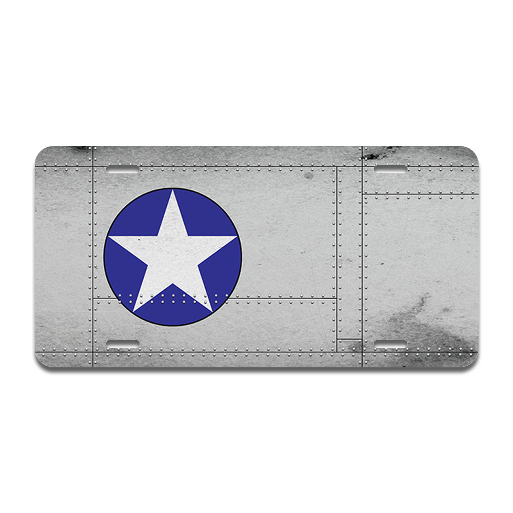 SignMission Metal Plate Blue Star Aluminum Plate Frame | Wayfair
