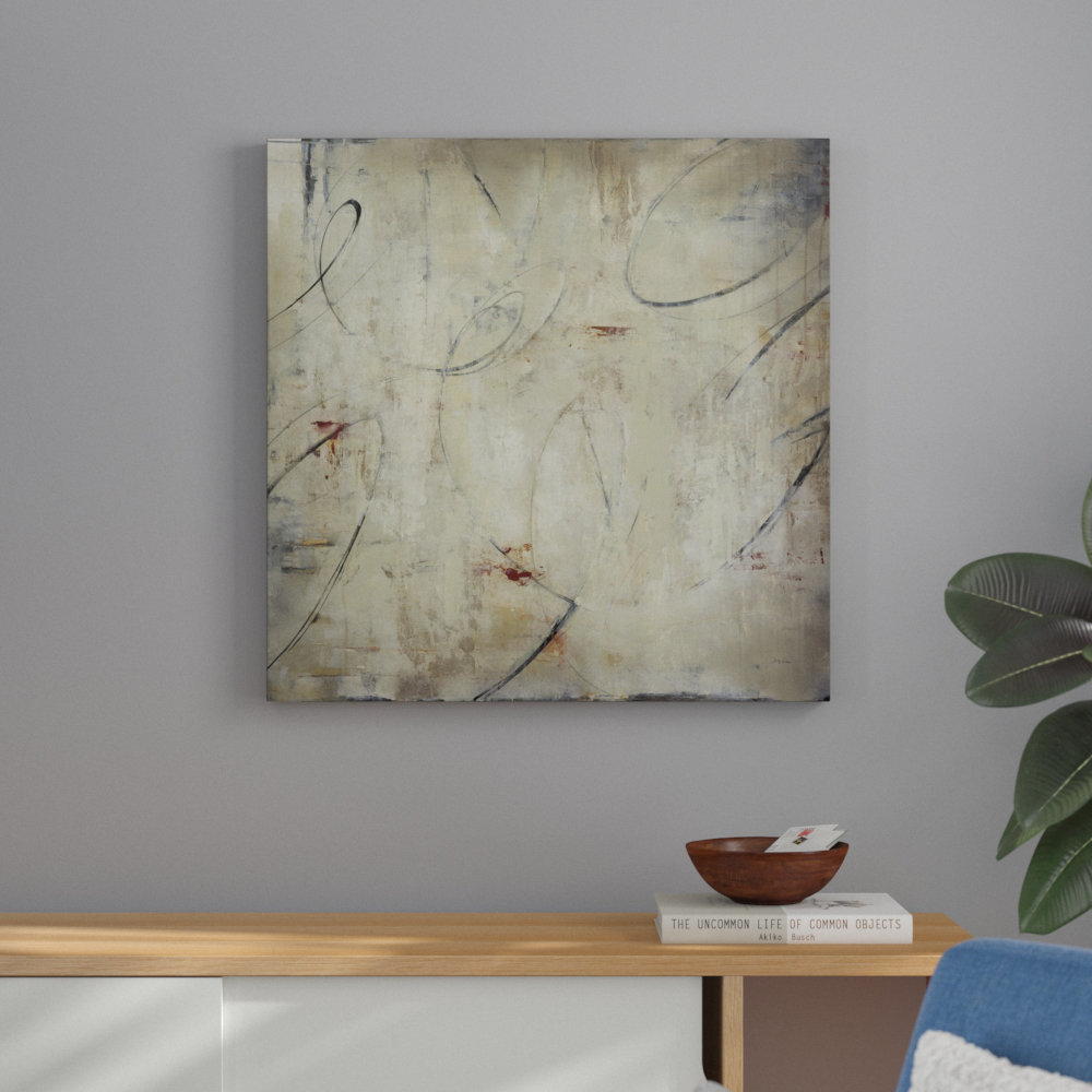 Ebern Designs Zip Script - Wrapped Canvas Painting Print - Wayfair Canada