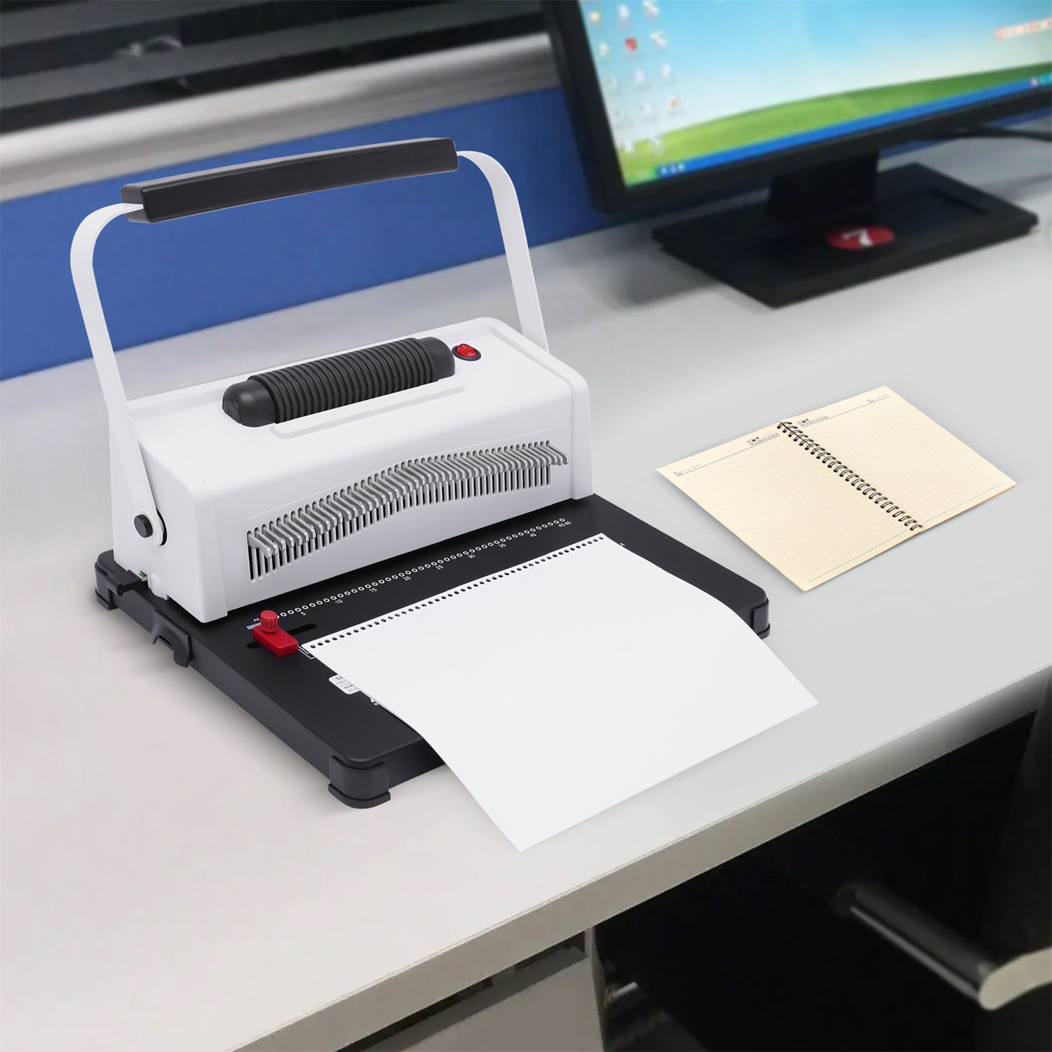 YINXIER Coil-Binding Machine with Electric Coil Inserter (Include Coils ...