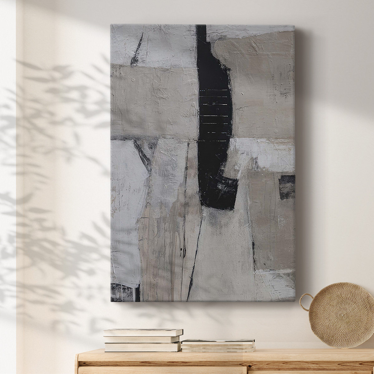 Wrought Studio Meet Me In The Middle Framed On Canvas Print | Wayfair