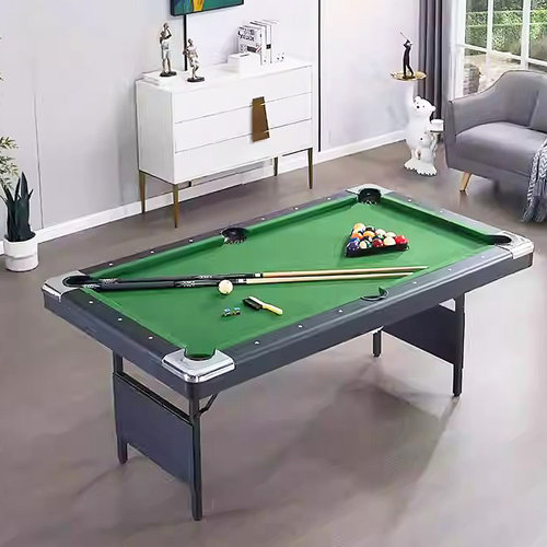 iYofe 65.7"L Portable Pool Table for Families with Easy Folding for ...