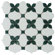 Supreme Tile Clover Bloom 11.82 in. x 11.82 in. Floral Polished Marble ...