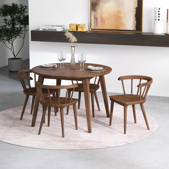 George Oliver Hajdar 5 - Piece Dining Set & Reviews | Wayfair