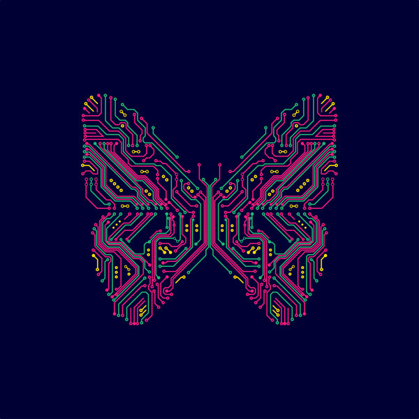 August Grove Ryson Butterfly by Jackie Niam - Wrapped Canvas Graphic ...