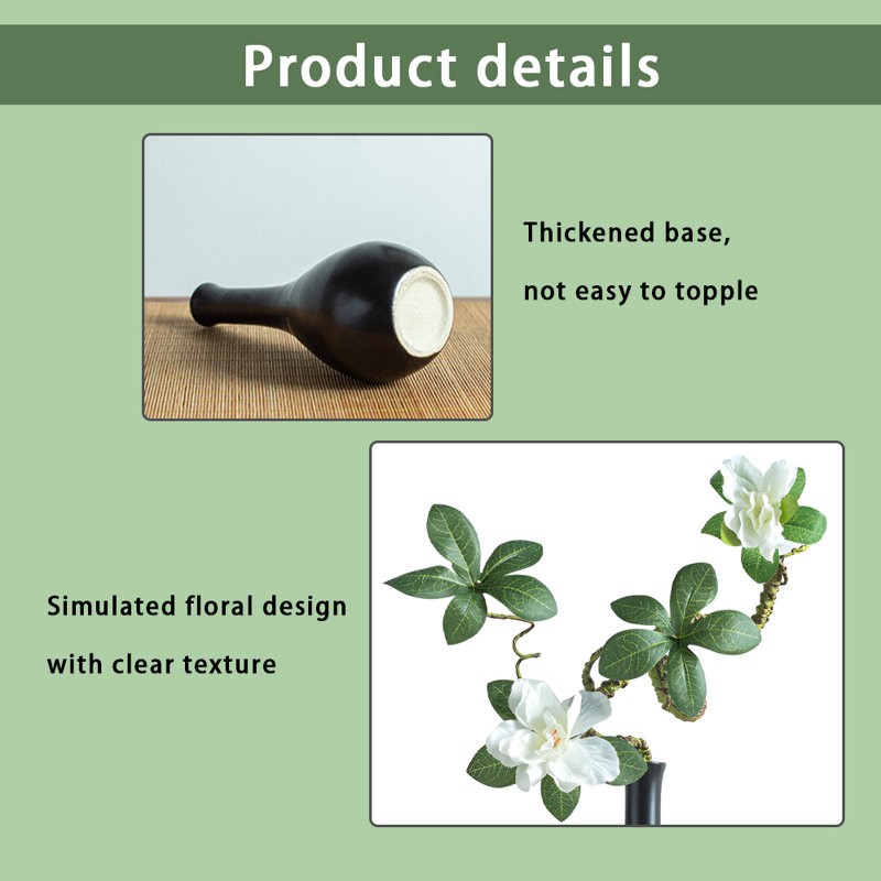 Ebern Designs Robena Ceramic+resin Table Vase | Wayfair