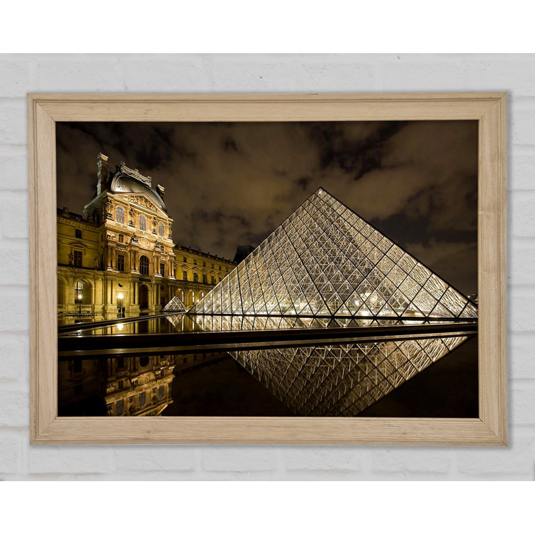 Brayden Studio Louvre Museum Paris France - Single Picture Frame Art ...