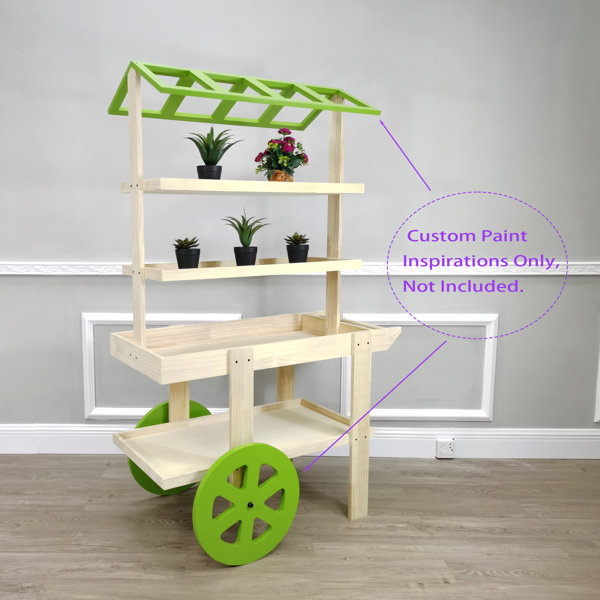 FixtureDisplays Flower Cart Vending Cart Farmers Market County Fair ...