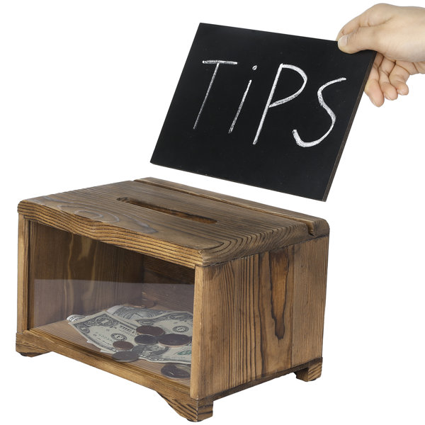 MyGift Solid Wood Suggestion Drop Box | Wayfair