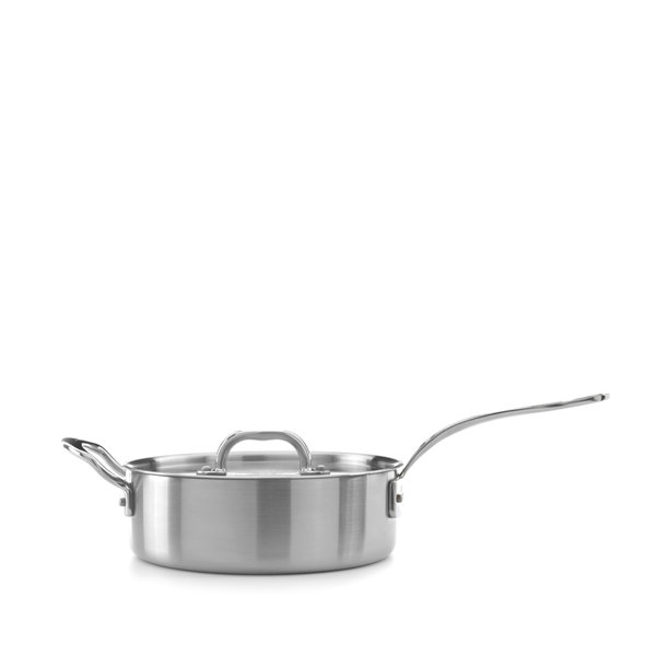 Samuel Groves Stainless steel 3-ply Sauté pan, with lid | Wayfair.co.uk