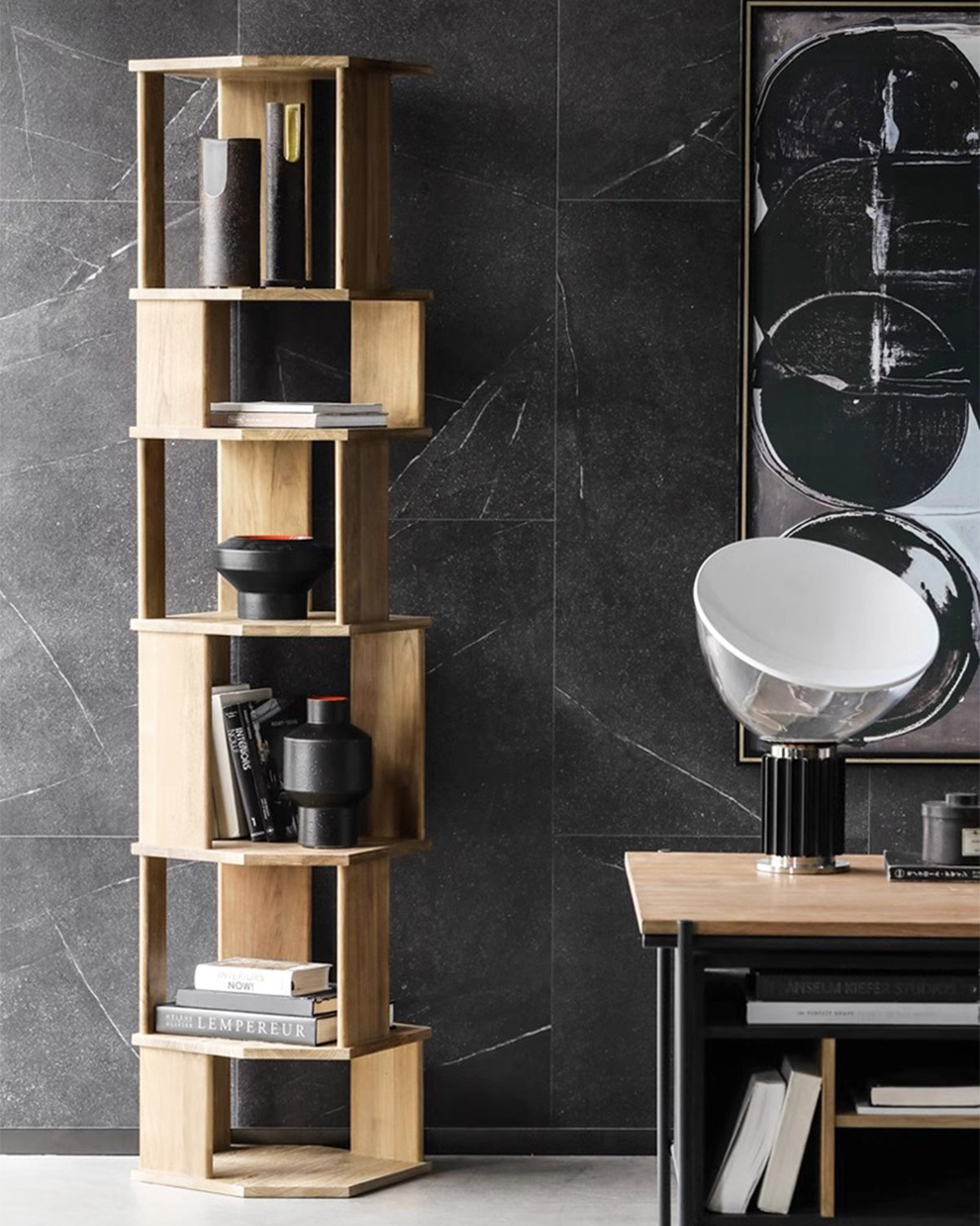EliteFurnishings Minimalist Hexagon - Form Bookcase - Wayfair Canada