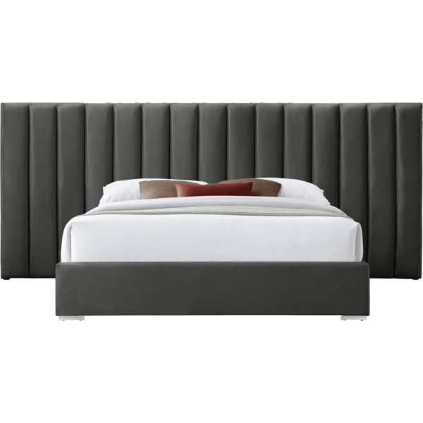 Mercer41 Haymon Velvet Bed & Reviews | Wayfair