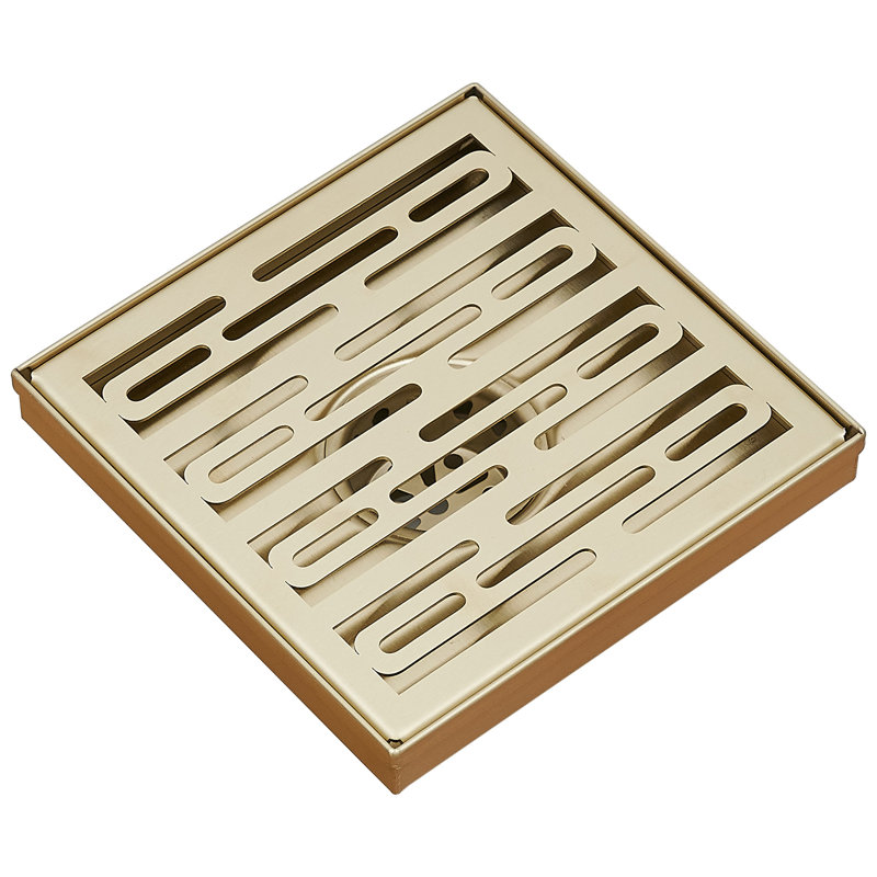 VIBRANTBATH Stainless Steel Grid Shower Drain & Reviews | Wayfair