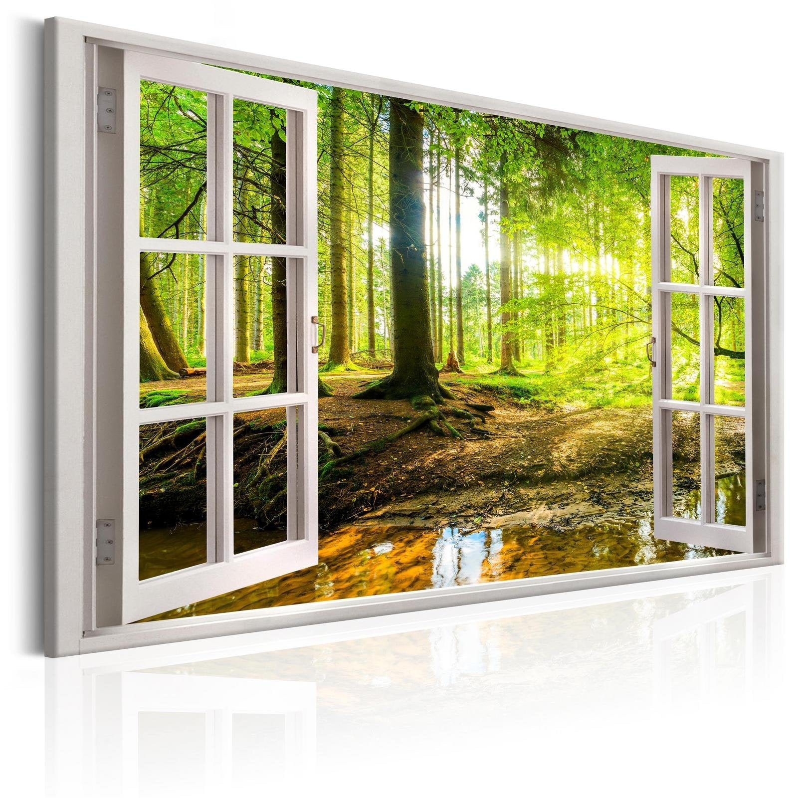 Loon Peak® Ermanna Window View On Forest | Wayfair