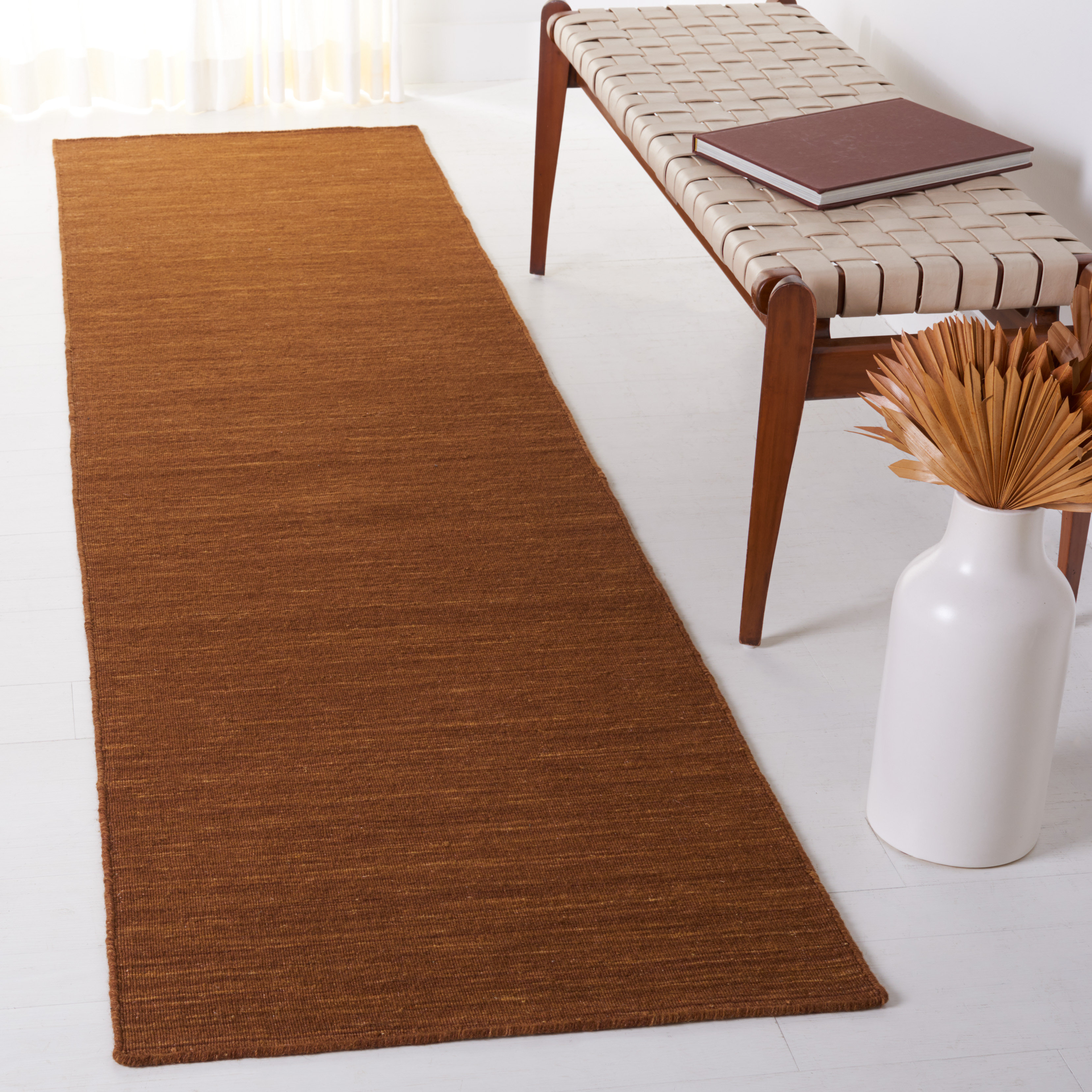 Gracie Oaks Brandal Hand Loomed Wool/Cotton Rug in Brown | Wayfair