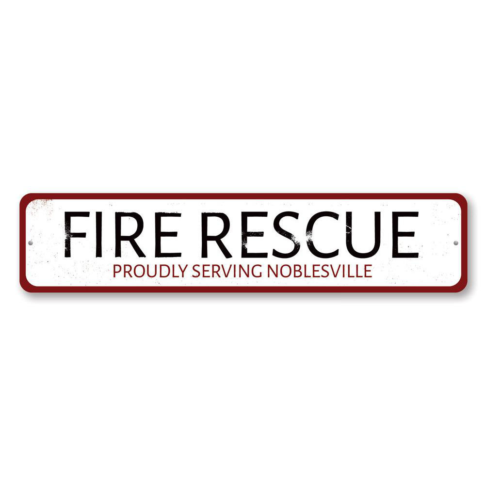 Lizton Sign Shop, Inc Fire Rescue Pride Aluminum Sign | Wayfair