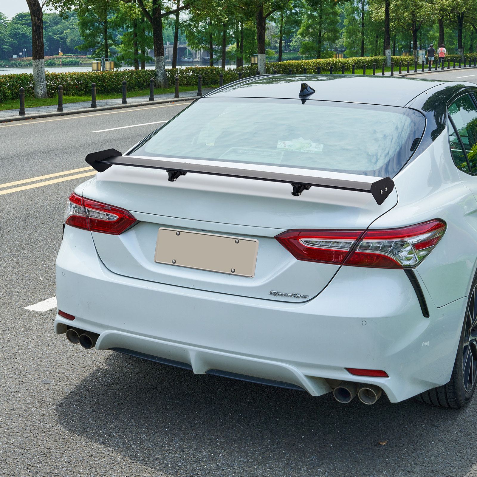VEVOR GT Wing Car Spoiler, 43.3 inch Universal Spoiler with Single Deck ...