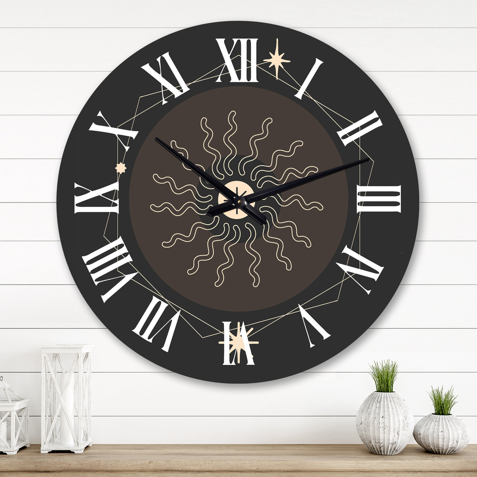 East Urban Home Astrological Geometry Shapes VII - Mid-Century Modern ...