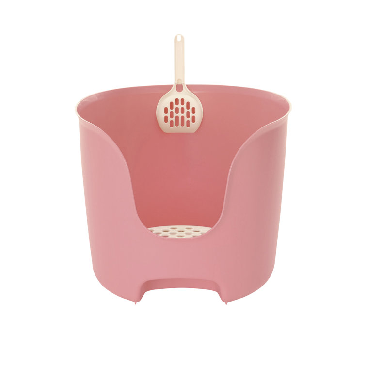 Richell Plastic Litter Box with Scoop & Reviews | Wayfair