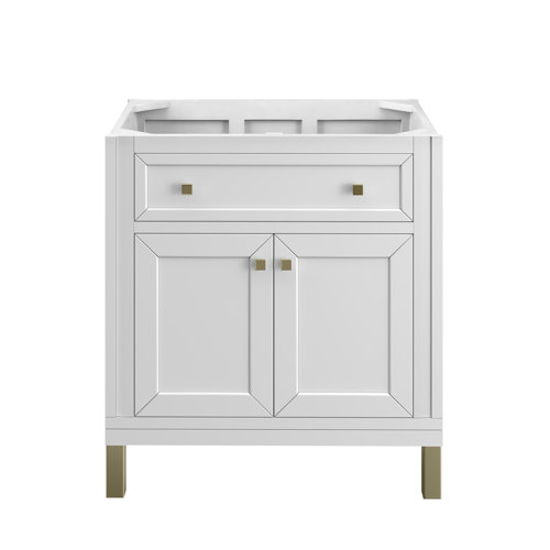 James Martin Vanities Chicago 30" Single Bathroom Vanity Base Only ...