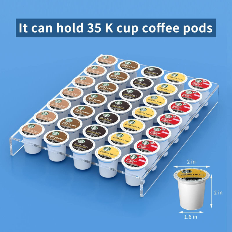 ARMIJU Acrylic K-Cup Drawer Organizer | Wayfair