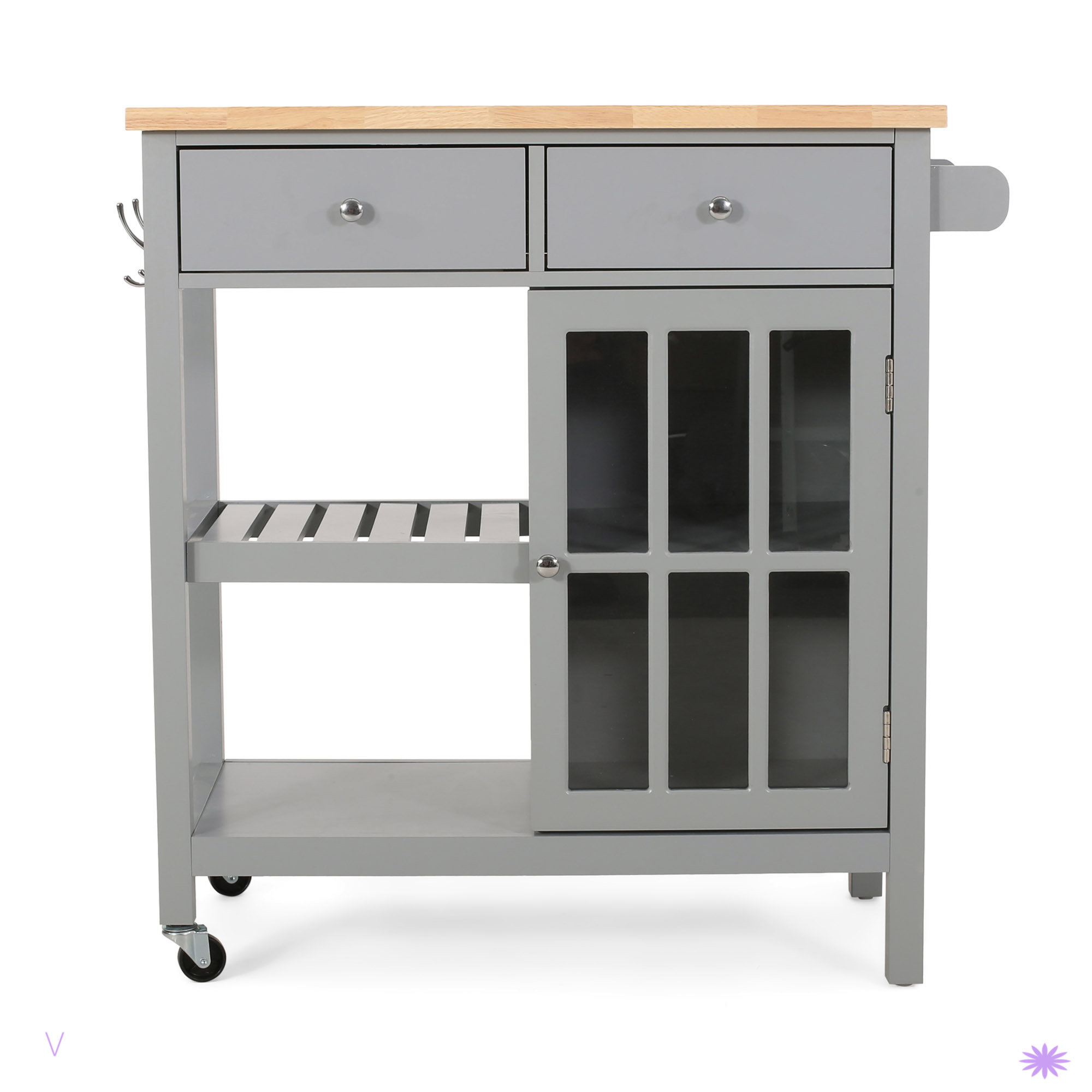 Latitude Run® Modern Kitchen Cart For Living Room Dining Room | Wayfair