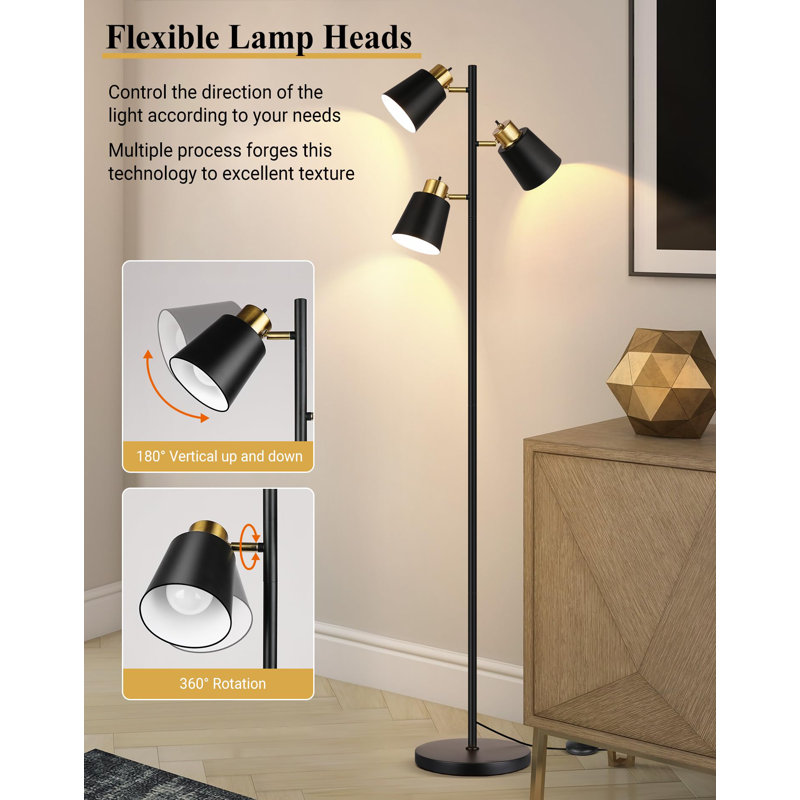 Mercer41 67" Modern Standing Floor Lamp | Wayfair