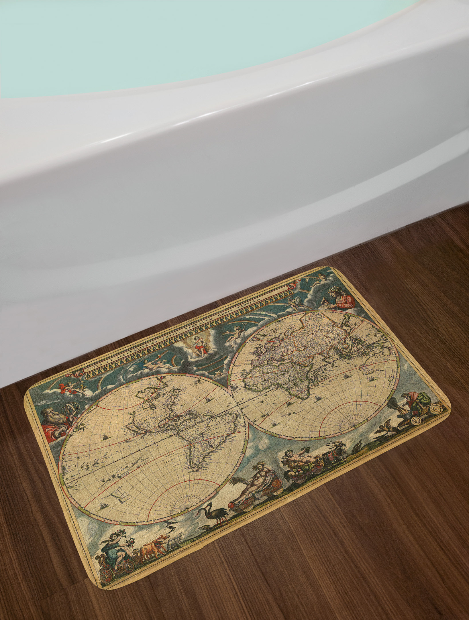 East Urban Home Ahull Bath Mat with Non-Slip Backing | Wayfair