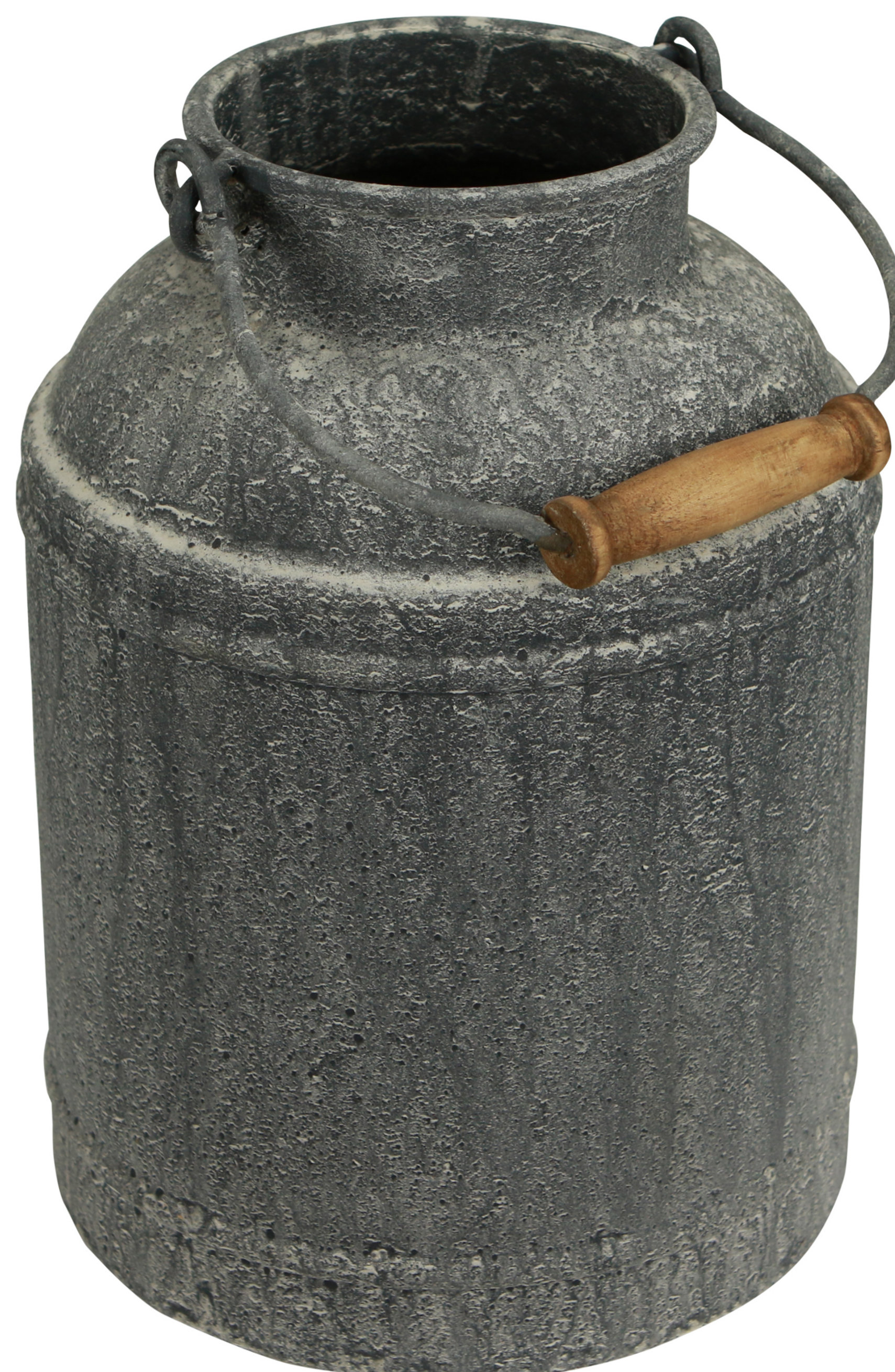 Gracie Oaks Pot à lait décoratif en métal avec poignée pliante Propst ...