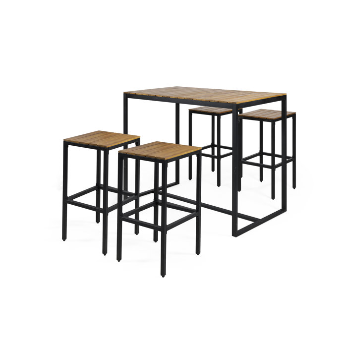 Trent Austin Design® 4 - Person Rectangular Outdoor Dining Set ...