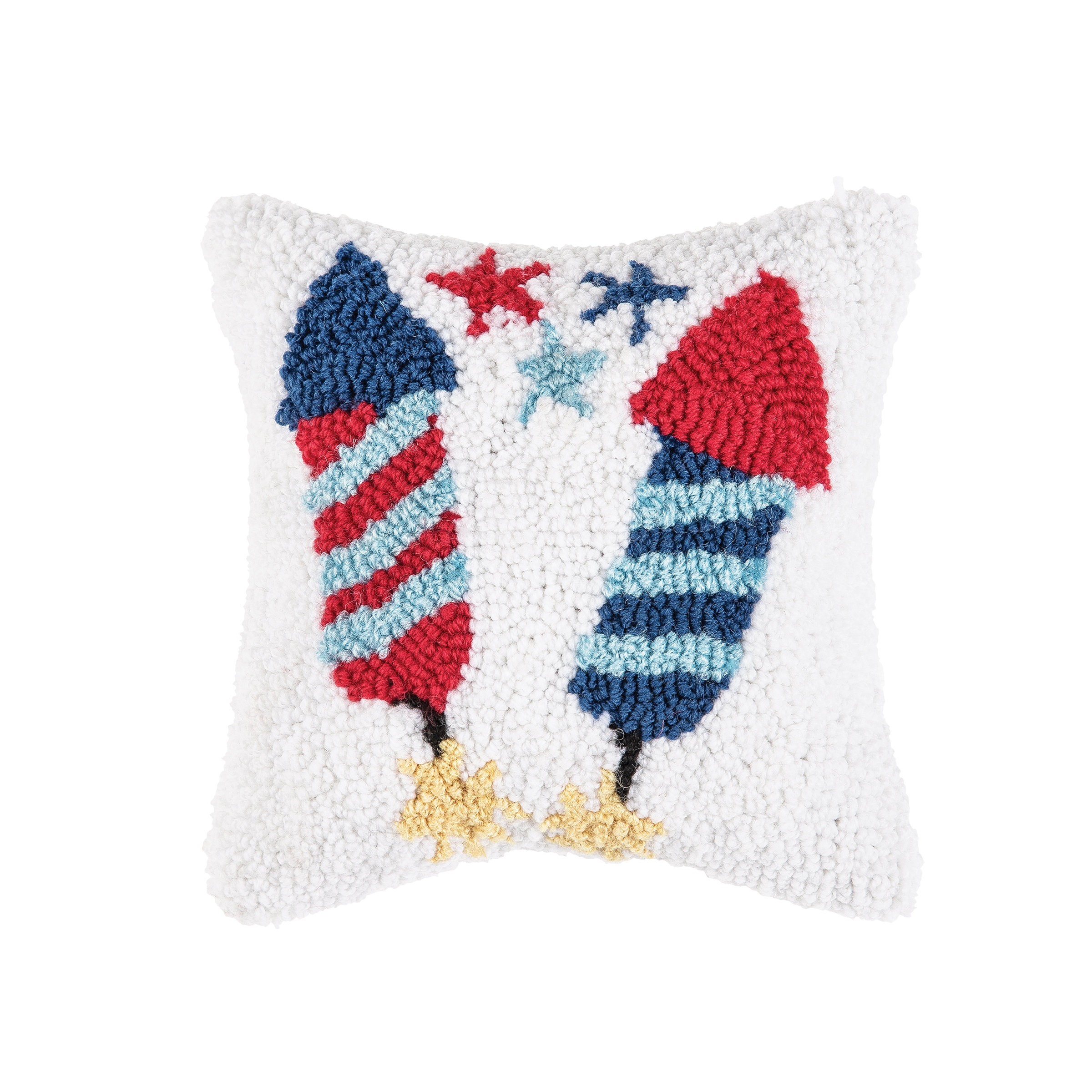 C&F Home Firecracker Hooked Throw Pillow | Wayfair