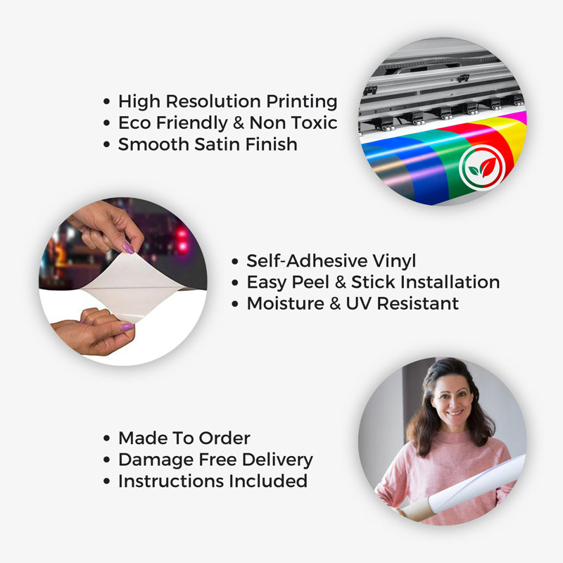 Lark Manor™ Peel & Stick Floral Wall Mural - Old Postcard | Wayfair