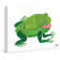 Marmont Hill Green Frog by Eric Carle - Painting on Canvas | Wayfair.co.uk