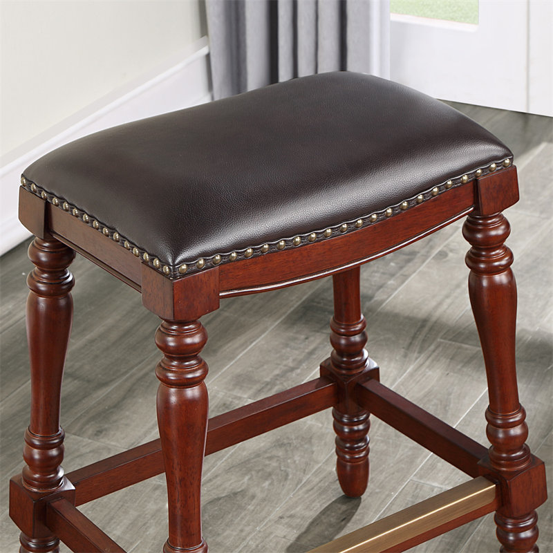 Darby Home Co Simonides Solid Wood Accent Stool | Wayfair