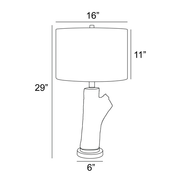 Millwood Pines Balliol Resin Table Lamp | Wayfair