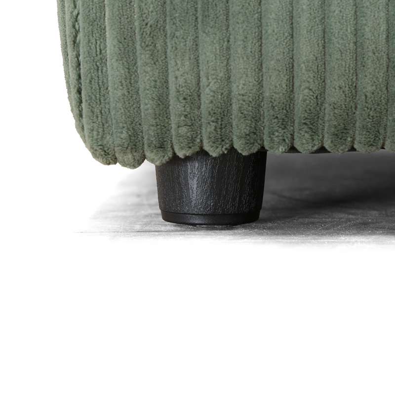 Latitude Run® Ishka 7 Piece Corduroy Corner Sectional & Reviews | Wayfair