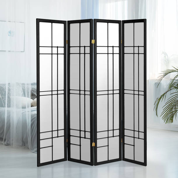 World Menagerie Clara 4 Ft. Short Rice Paper Folding Screen & Reviews ...