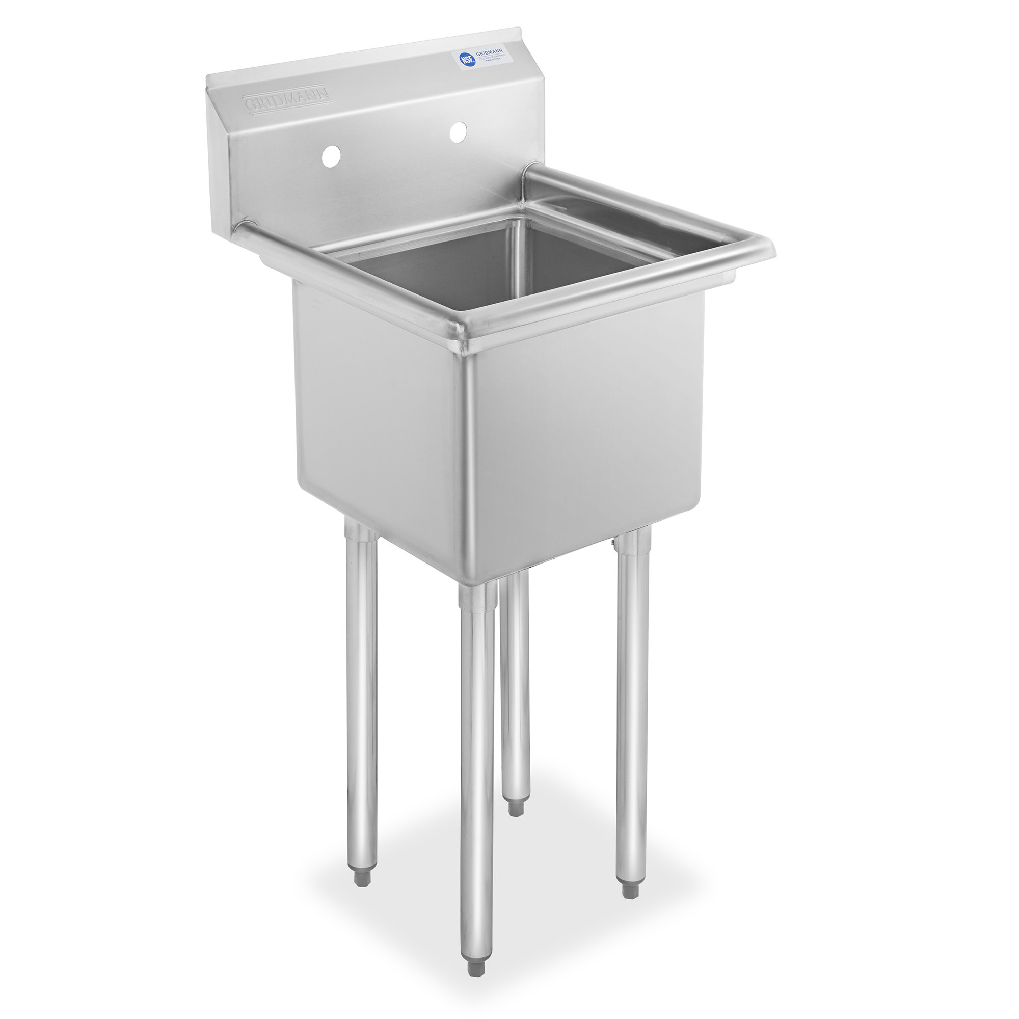 GRIDMANN 20.5" L x 20" W Free Standing Service Sink | Wayfair