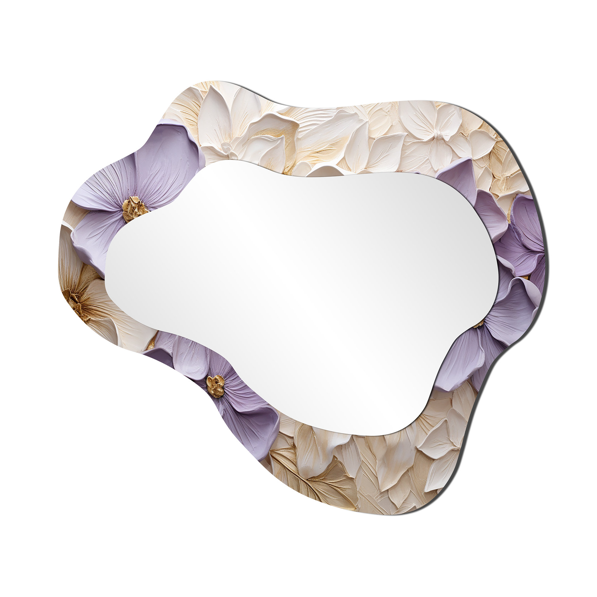 Ivy Bronx Victorita Purple And White Minimalism Violets - Violets Cloud ...