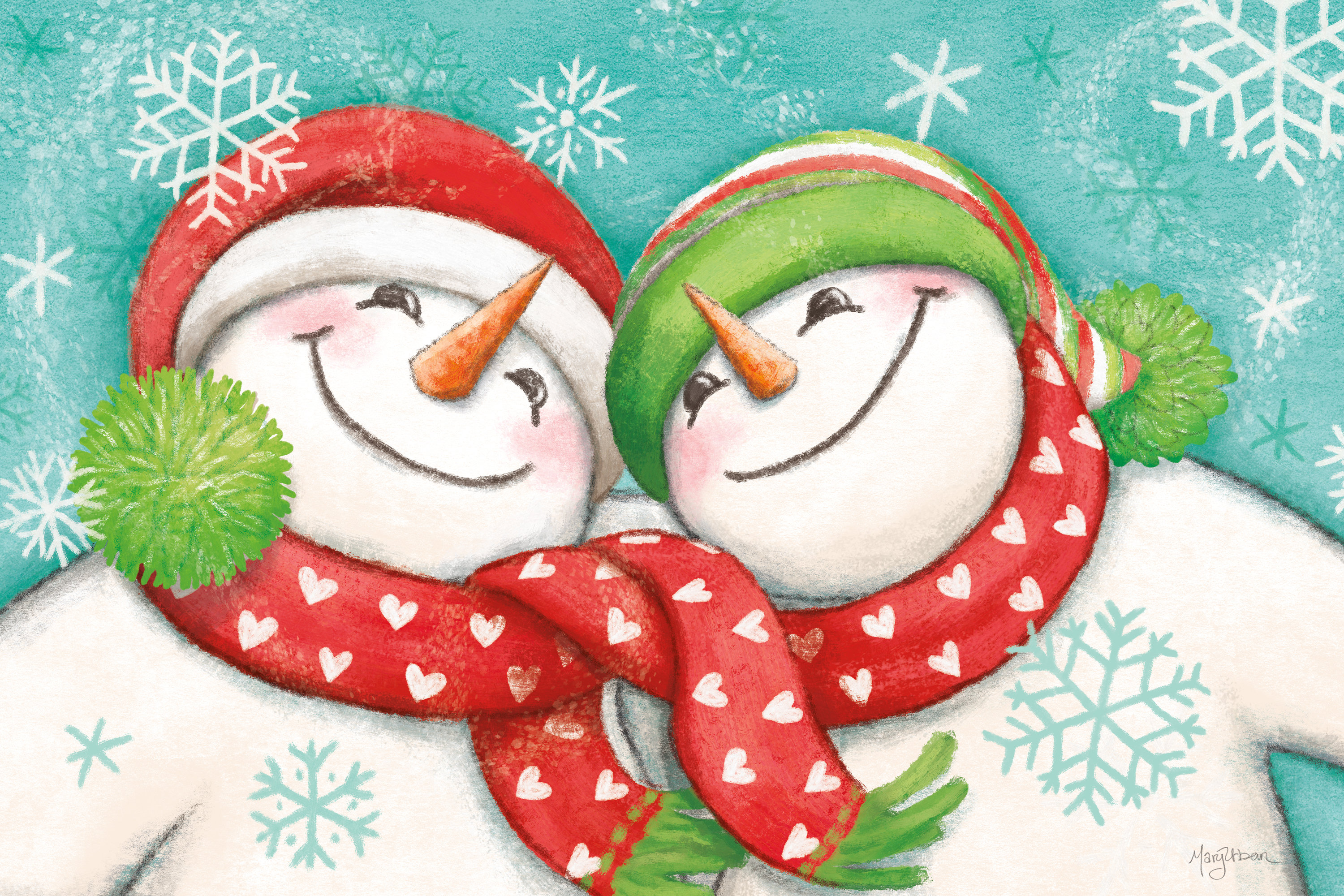 The Holiday Aisle® Let It Snow II Eyes Open by Mary Urban - Wrapped ...