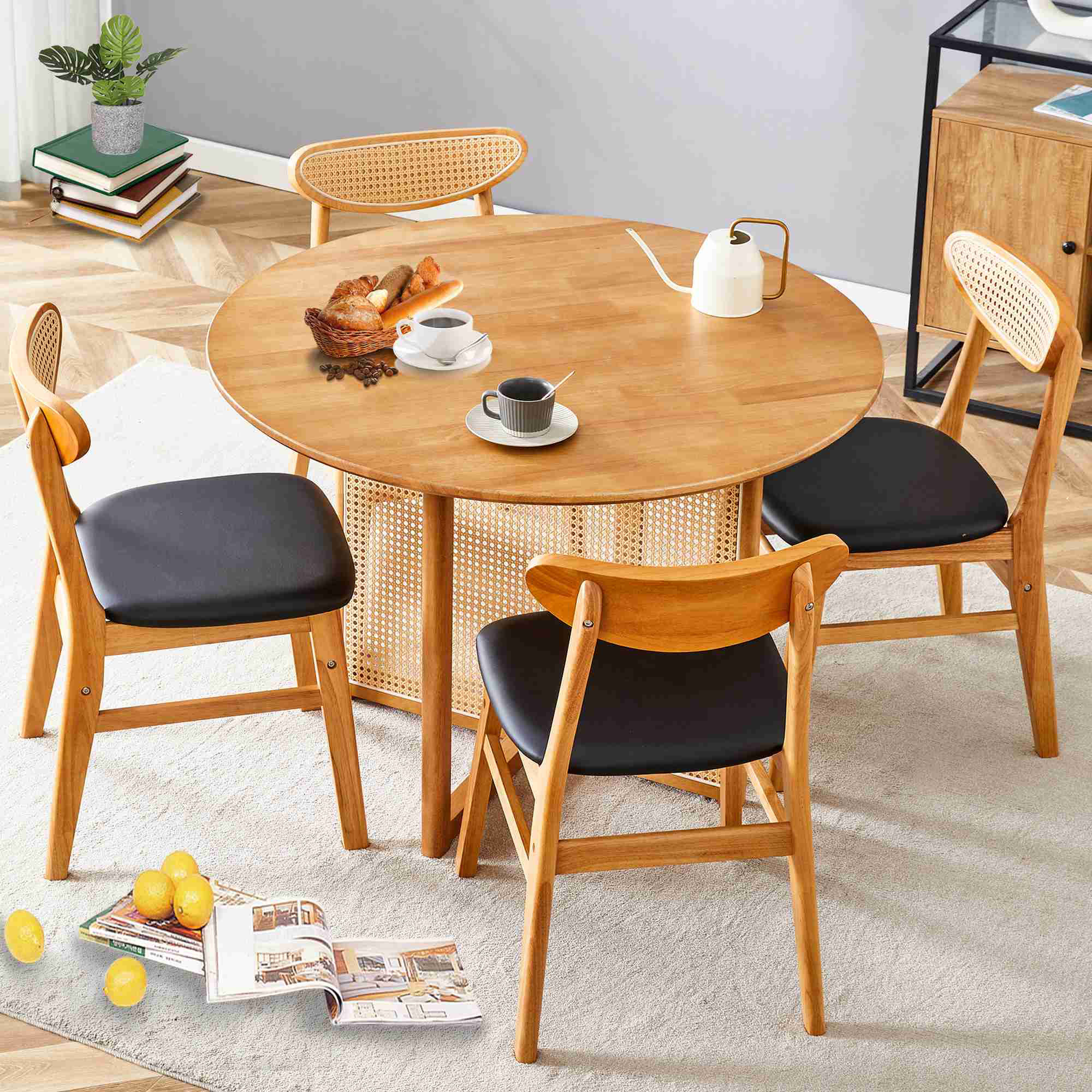 Bay Isle Home™ Soluri Round 42'' Restaurant Dining Set | Wayfair