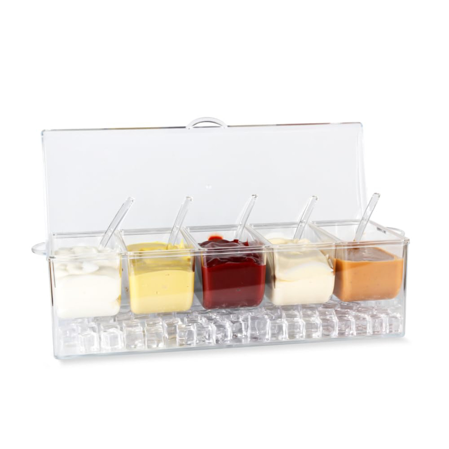 Stack man Chilled Condiment Server|Taco Bar Serving Set For Party ...
