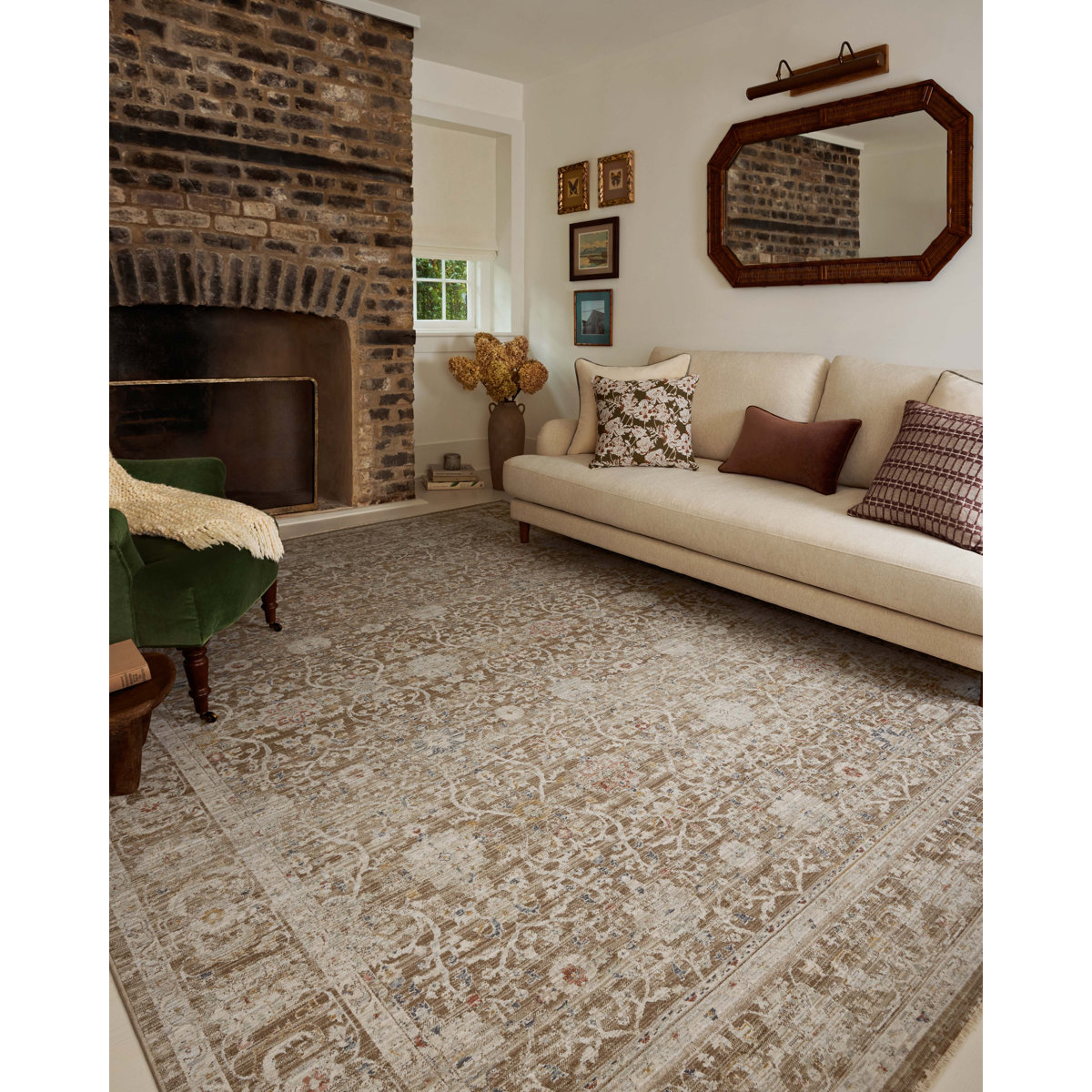 Chris Loves Julia x Loloi Ida Bark / Multi Area Rug & Reviews | Wayfair