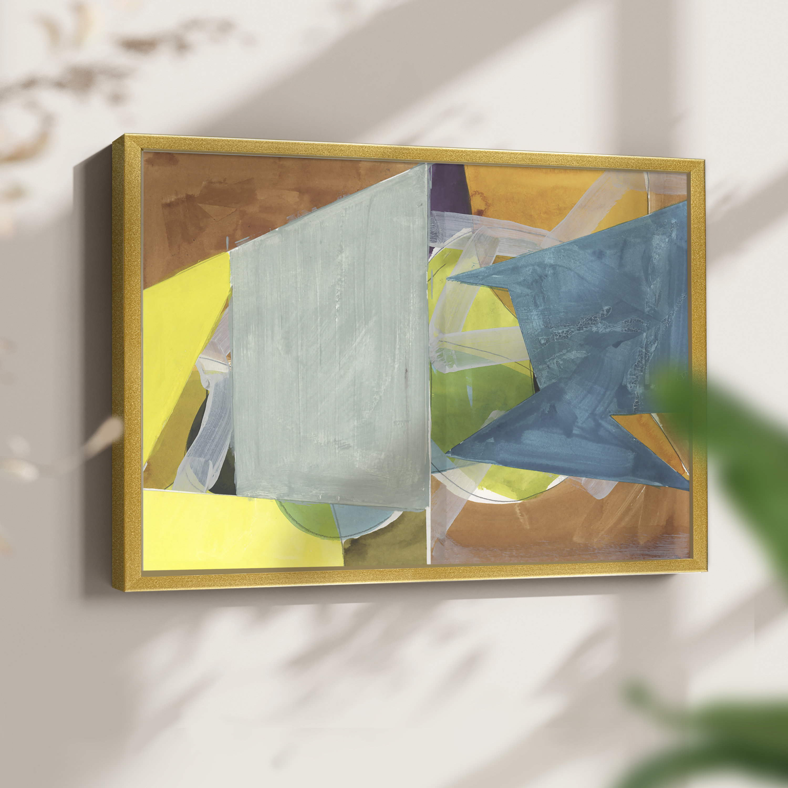 Ebern Designs Jigsaw 2 -Framed Print - Restickable | Wayfair